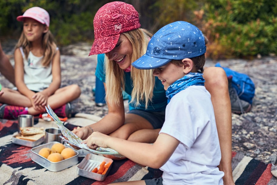 Buff Kids Cap Collection - Camping, Cars & Caravans